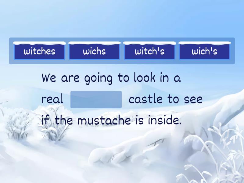 apostrophe practice - possessive, plural, contraction - Completar la frase