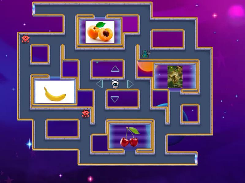 Les fruits labyrinthe - Maze chase