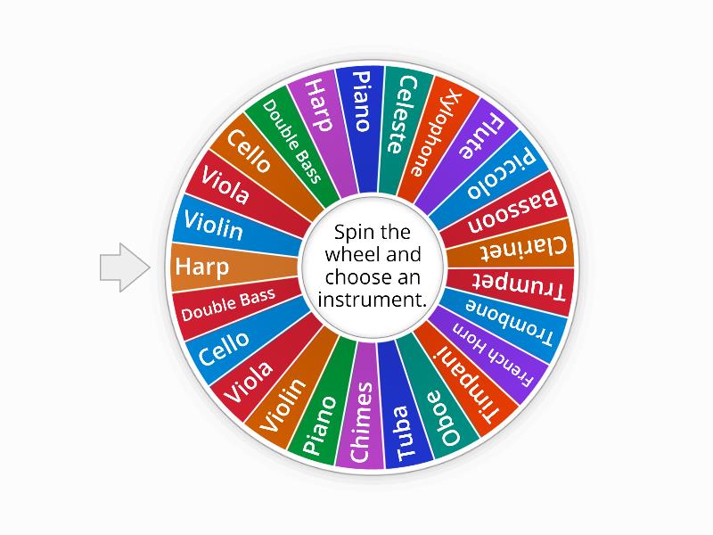 Orchestral Instruments - Spin the wheel