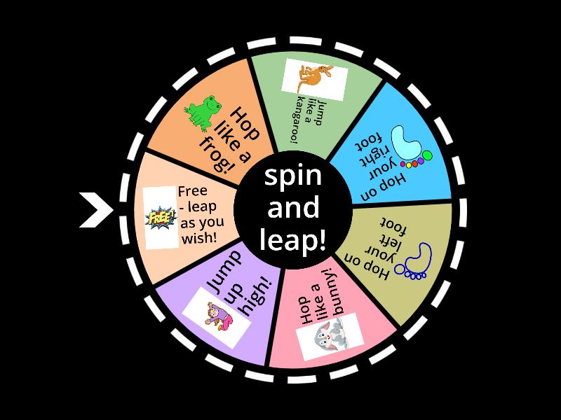 Leap day spin-a-jump - Spin the wheel