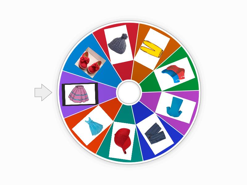 Clothes Spinning Wheel - Spin the wheel