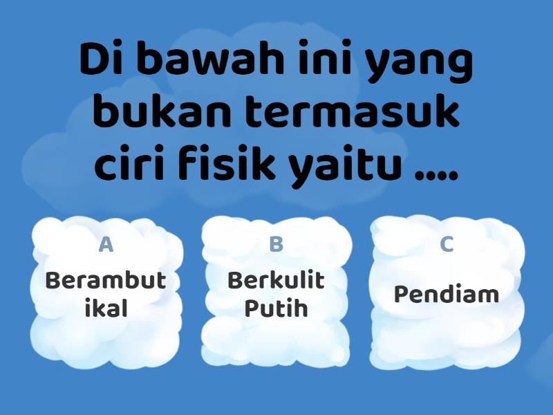 Keberagaman Ciri ciri fisik - Quiz