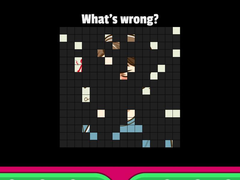 What's wrong? game - Image quiz