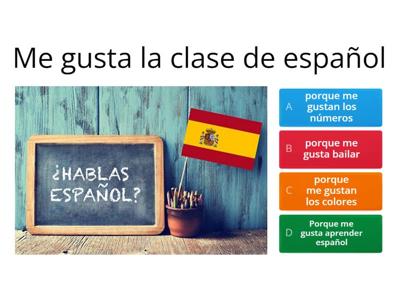 Me gustan las clases de mi escuela - แบบทดสอบ