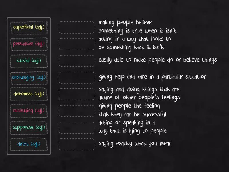 FOCUS ON VOCABULARY - DIPLOMATIC LANGUAGE - Match up