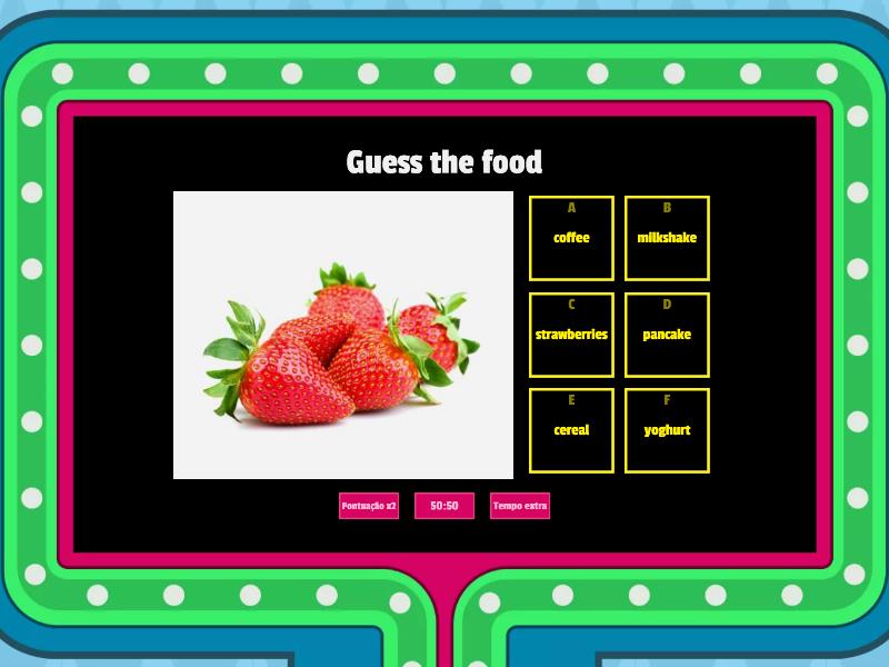 Food - Unit 2 (Power Up) - Guess the Food - Game show de TV