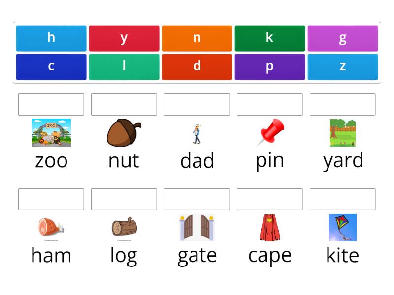 match the letters - Match up
