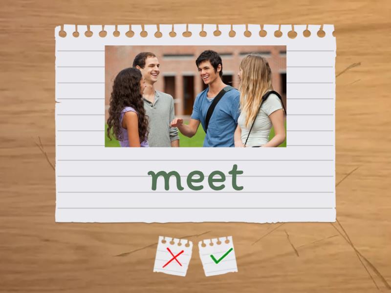 rm A1 8B irregular verbs - Flash cards