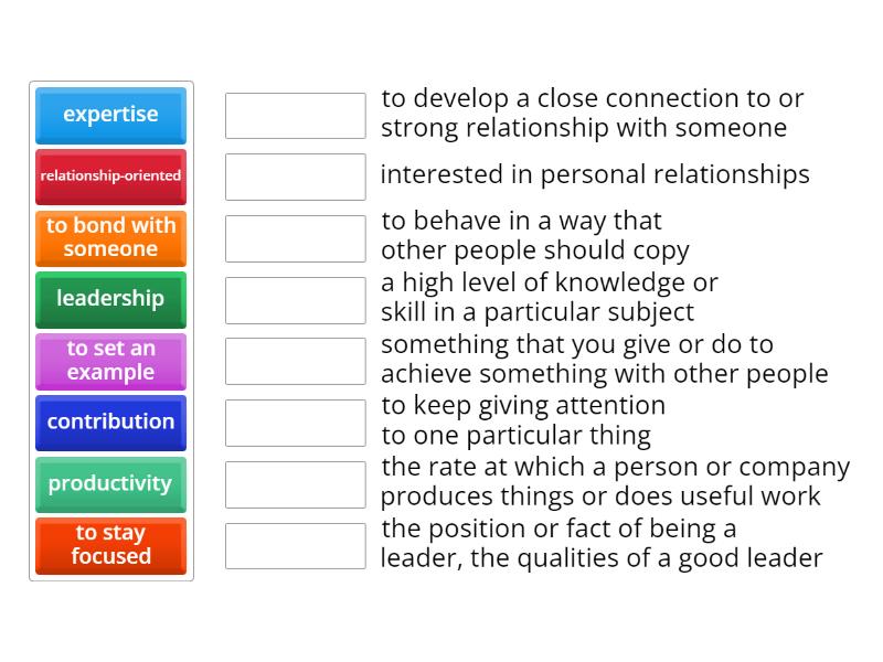 Effective Collaboration - - Match up