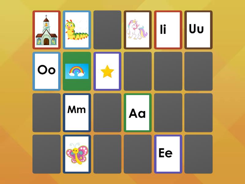 Memorama de letras - Matching pairs