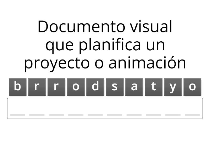 Stop Motion - Anagram