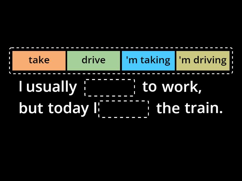 Present Simple or Continuous - Complete the sentence