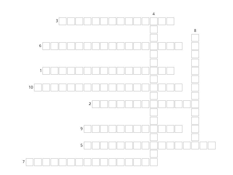 Definite and Indefinite Articles - Crossword