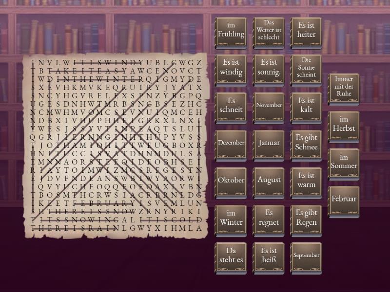 Kapitel 5A - Wordsearch