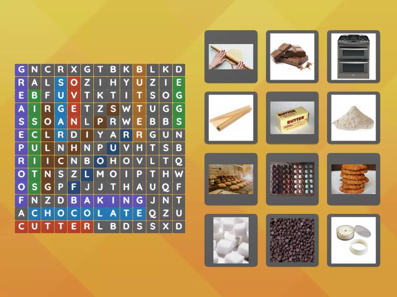 Biscuits - Sopa de letras