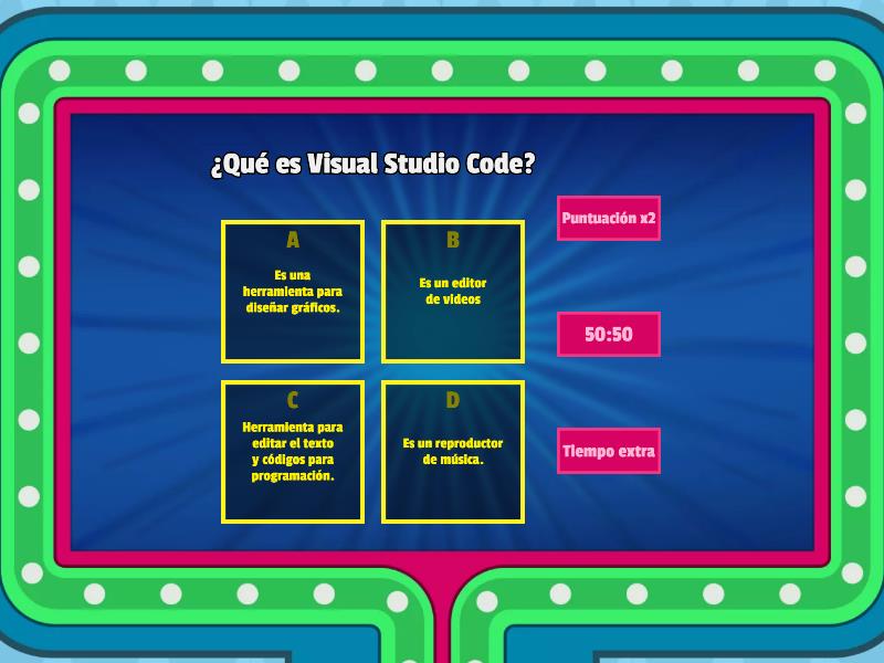 Programación - Gameshow quiz