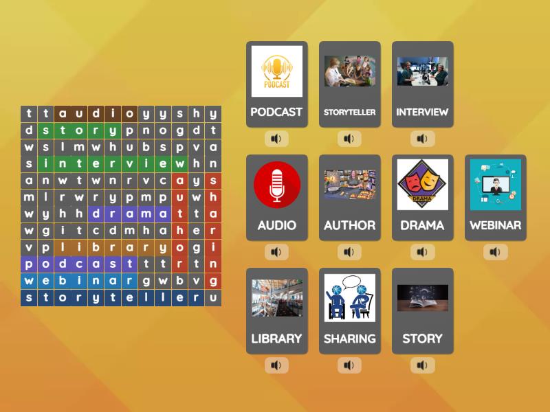 ESOL Storytelling Week - - Wordsearch