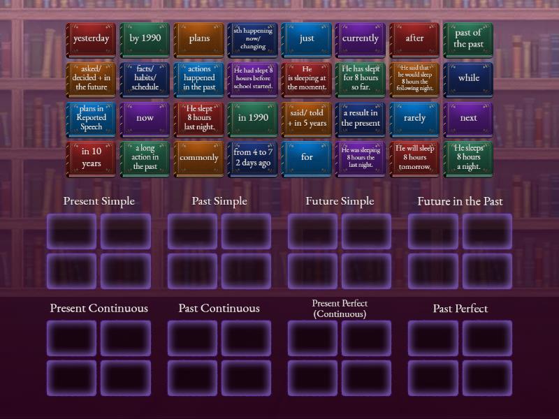 Grammar EGE - Group sort