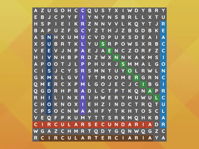 TEORIA DE JEAN PIAGET - Sopa de letras