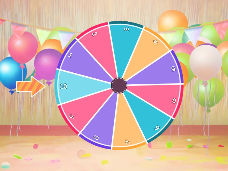 Numbers - Spin the wheel
