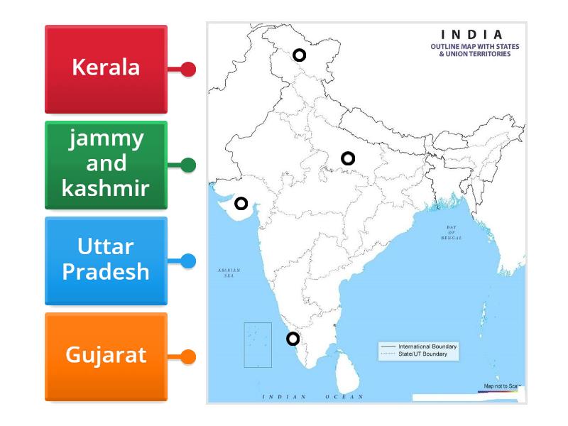 Lable the map - Labelled diagram