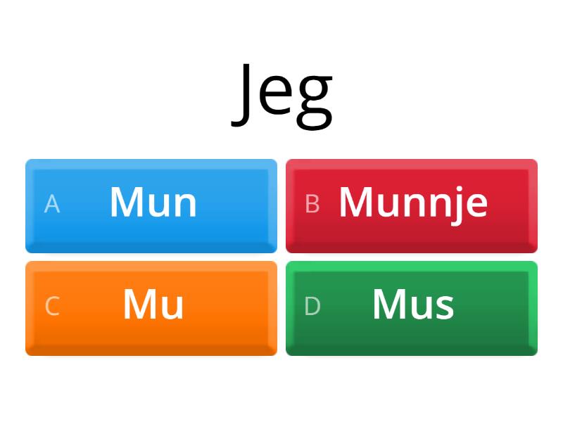 Mun, don, son - Quiz