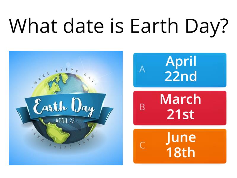 Earth Day - Quiz
