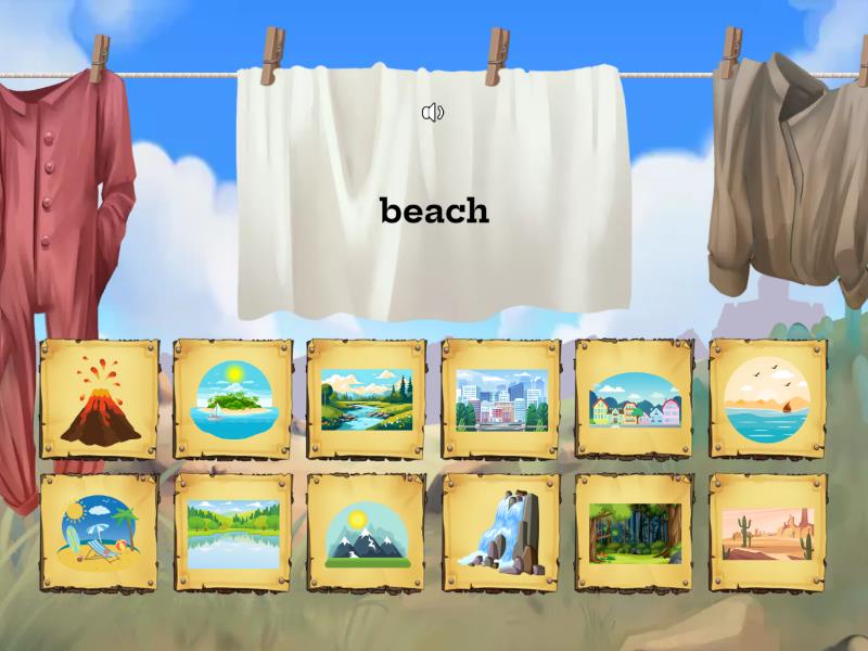 Go Getter 2 Geographical features - Find the match