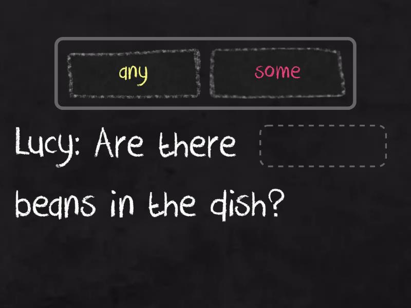 Unit 2 - Some / Any - Food - Complete the sentence