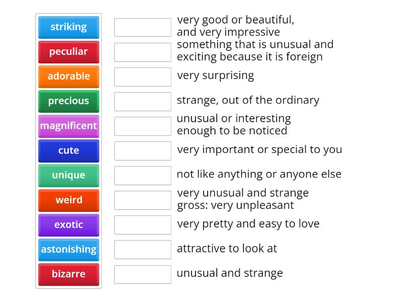 TYF - Purple unit - Words alive 1 - Match up