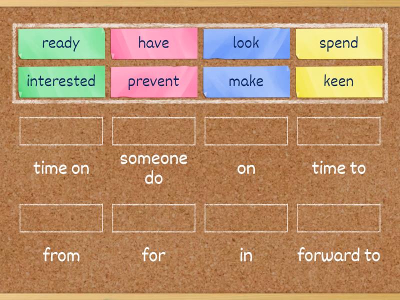 Optimise B1 Unit 3 Word patterns part 1 - Une las parejas