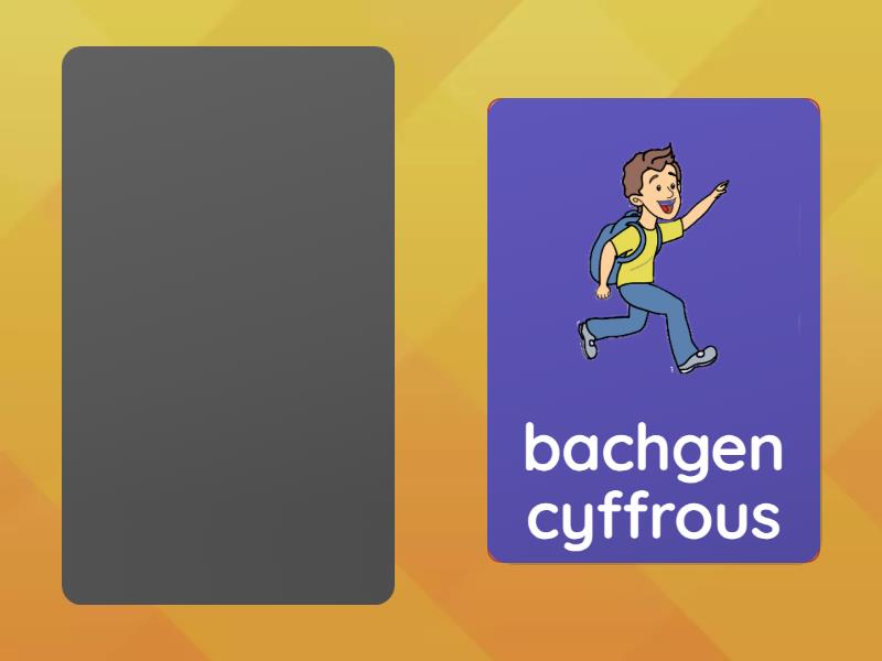 Ansoddeiriau'r Bachgen Bach Toes - Speaking cards