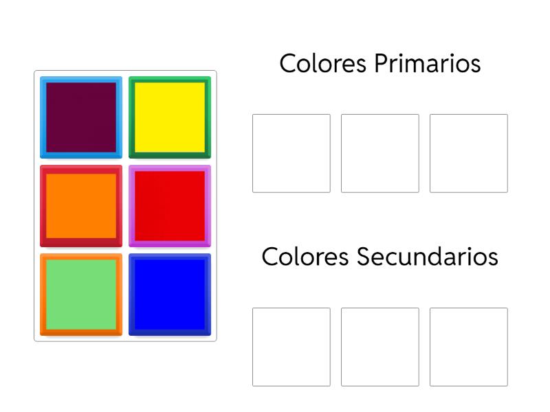 Selecione y ordene los colores - Ordenar por grupo