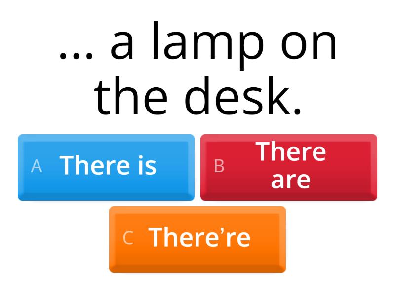 There is / There are - Quiz