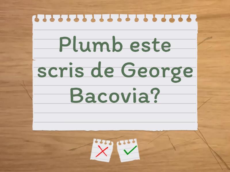 Opere bac - Flash cards