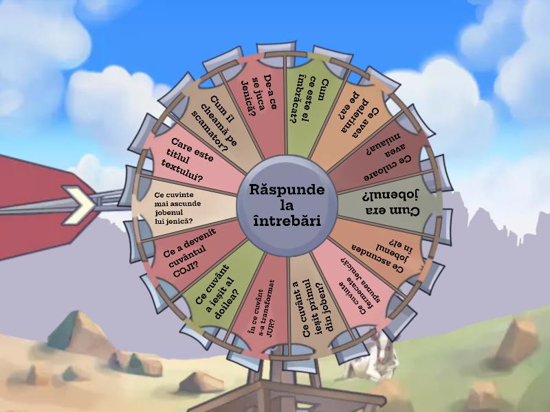 textul Jobenul vrăjit cl 1 - Spin the wheel