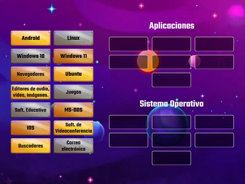 Ejemplos de Sistemas Operativos y aplicaciones - Group sort