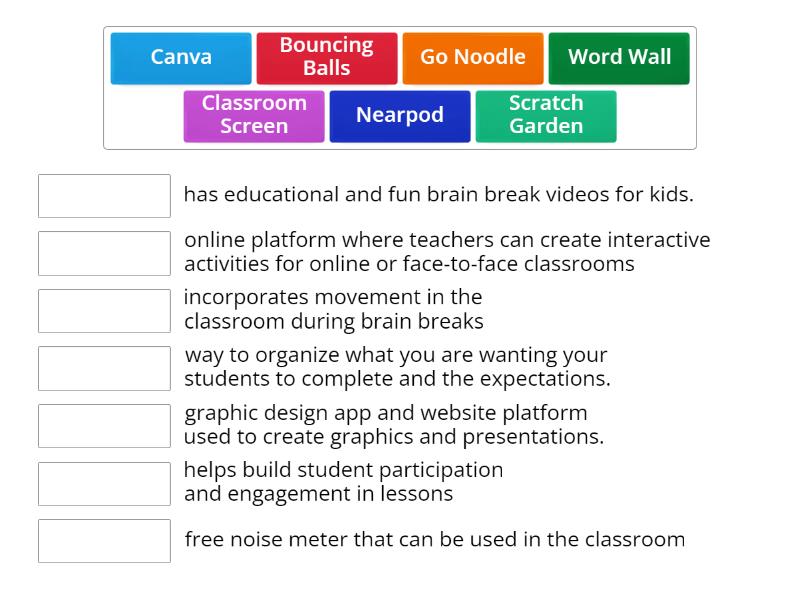 Technology In The Classroom Match Up