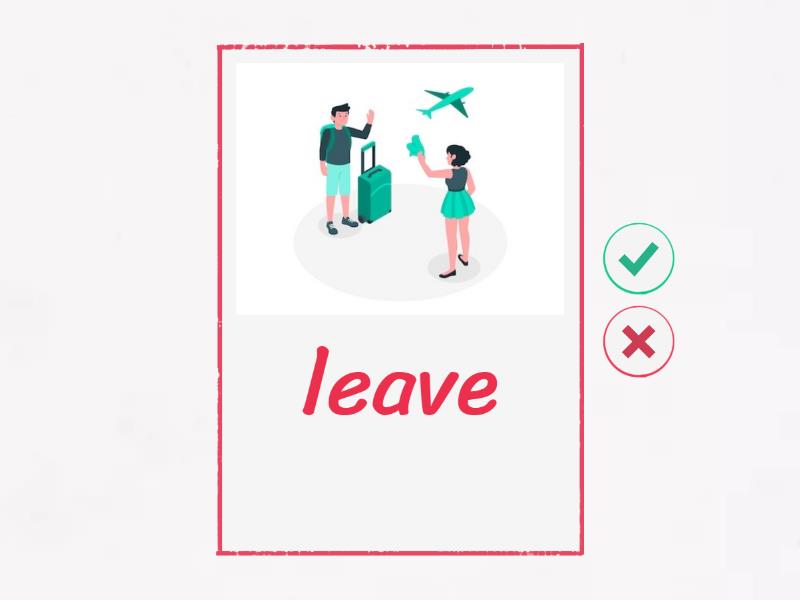 Irregular Verbs_leave-run - Flash cards