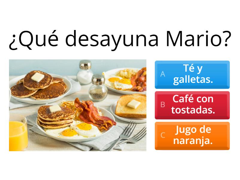 La vida de Mario! (los verbos básicos) - Quiz
