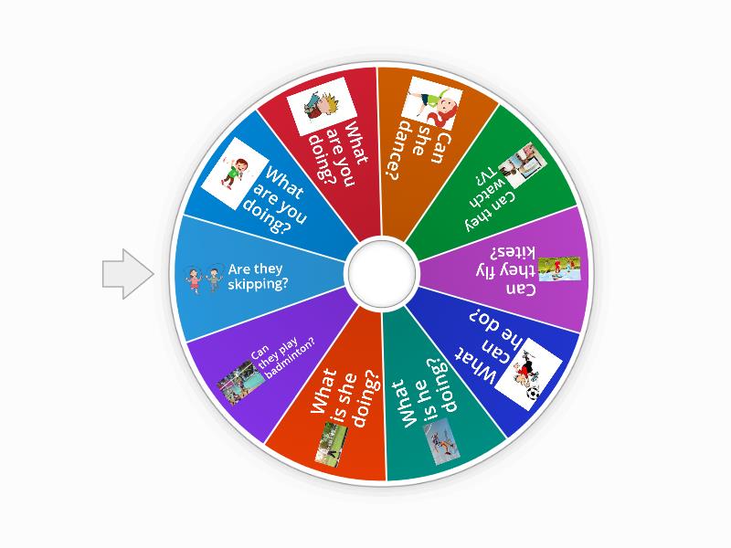 STARTERS - UNIT 15 - WRITING - Spin the wheel