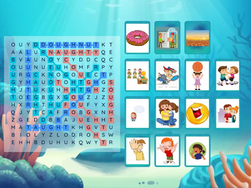 augh/ough words - Wordsearch