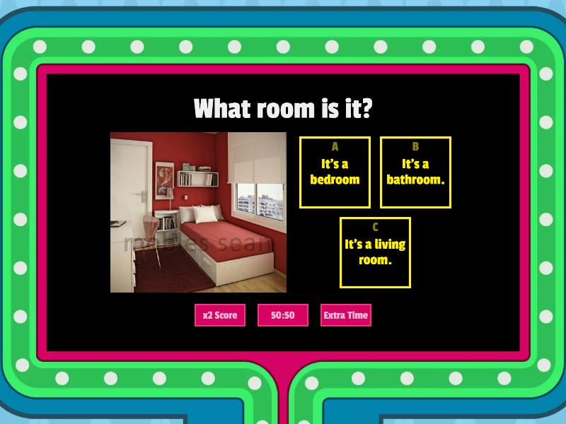 pt1 rooms - Gameshow quiz