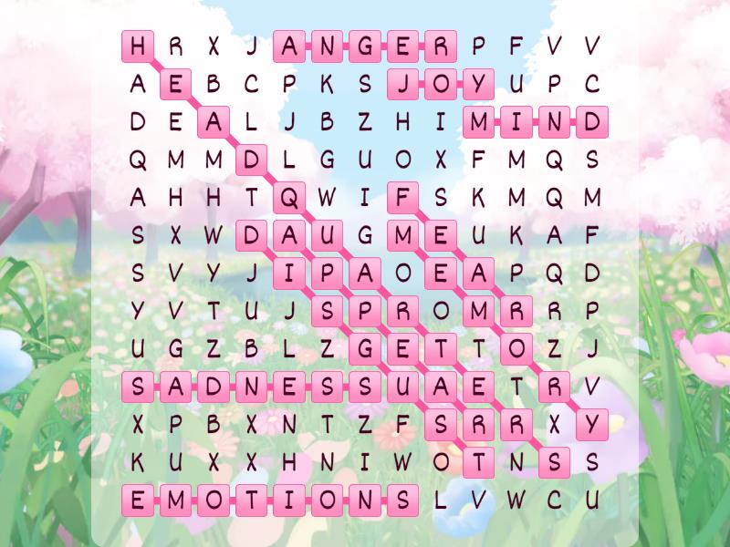 Inside Out - Wordsearch