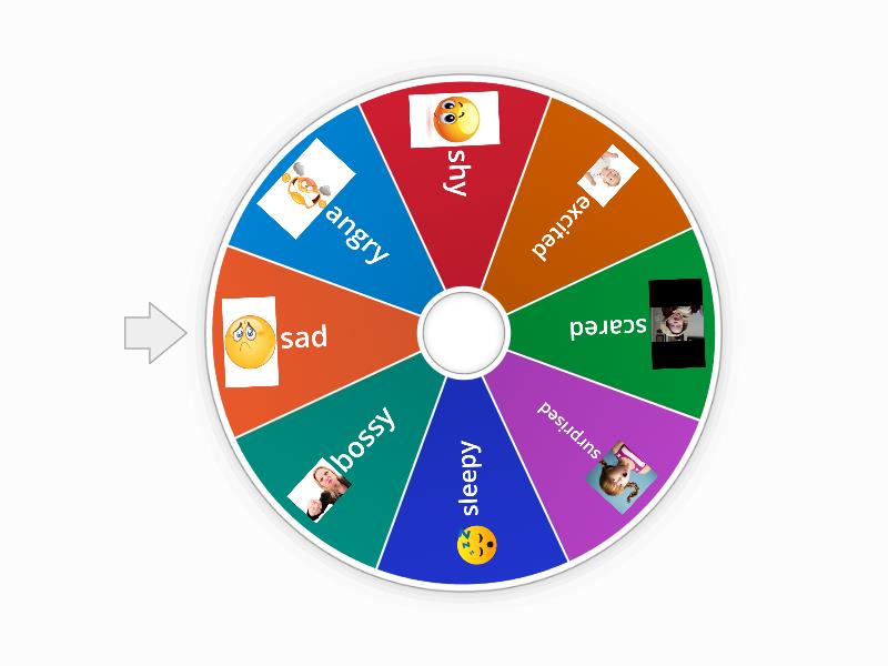 Wheel of emotions - Spin the wheel