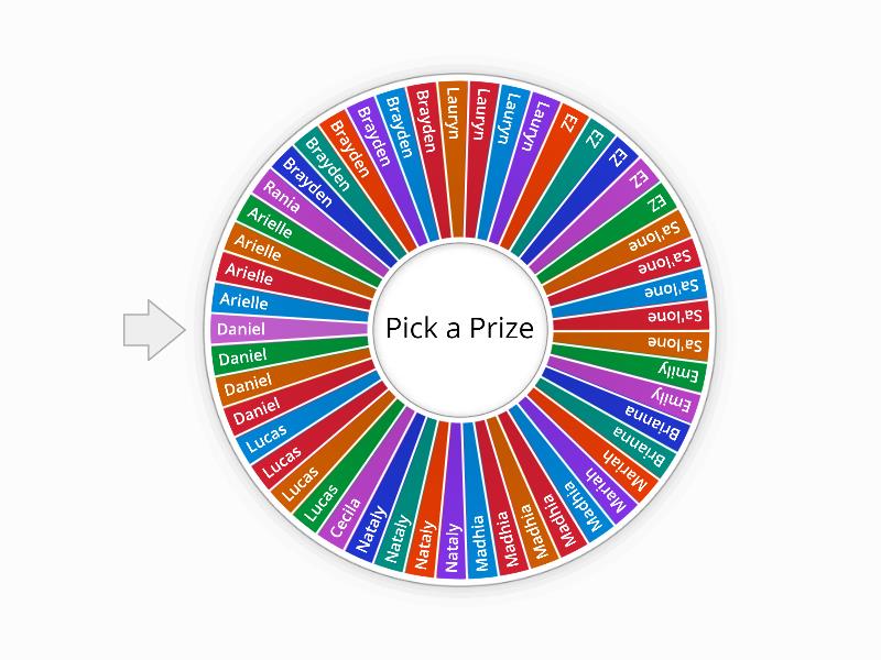 Attendance Wheel - Spin the wheel