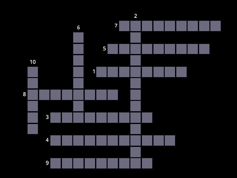 text - Crossword