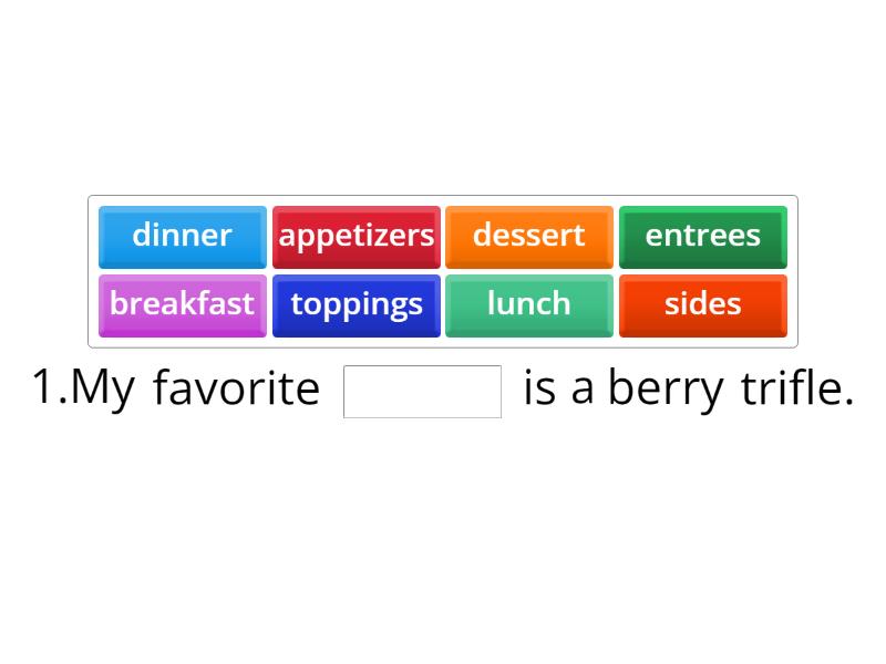 Eating - Complete the sentence