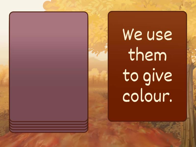 School objects - Speaking cards