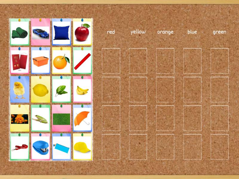 Colours - Group sort